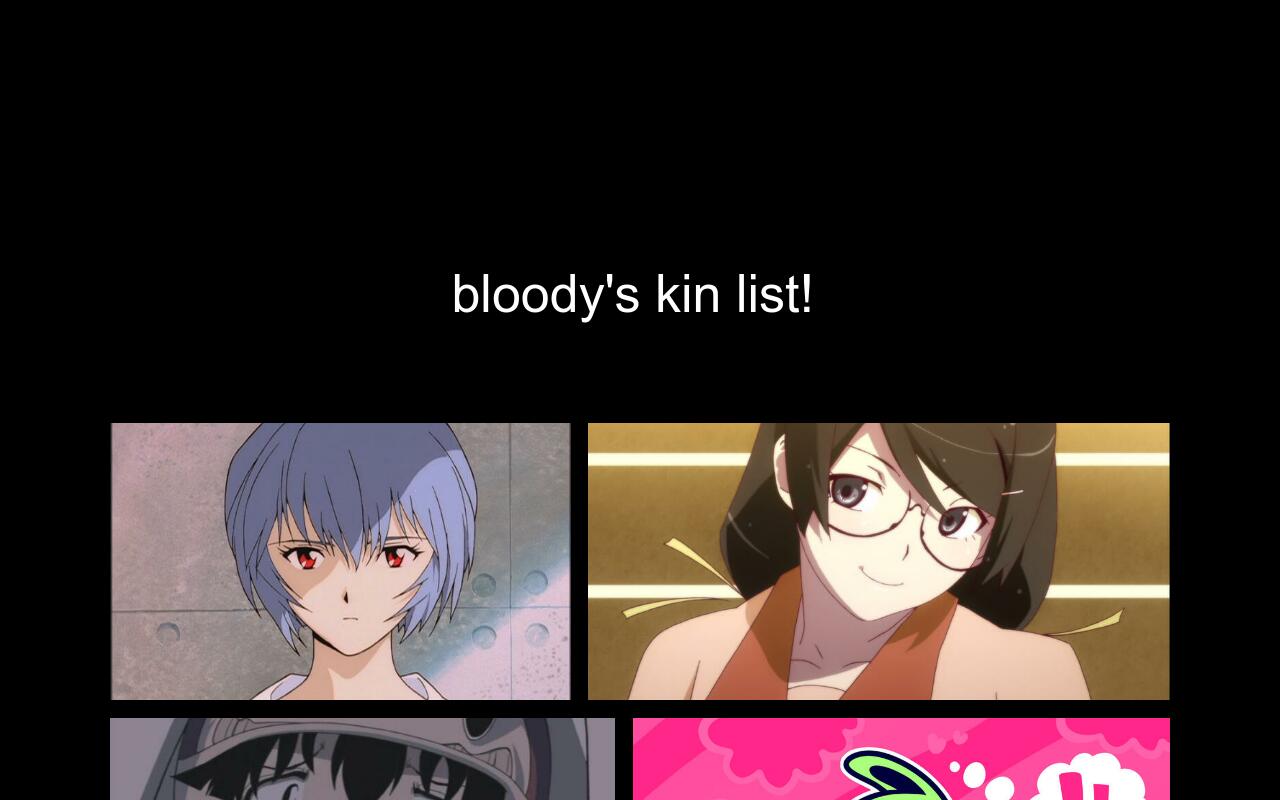 kin list! 💕💗